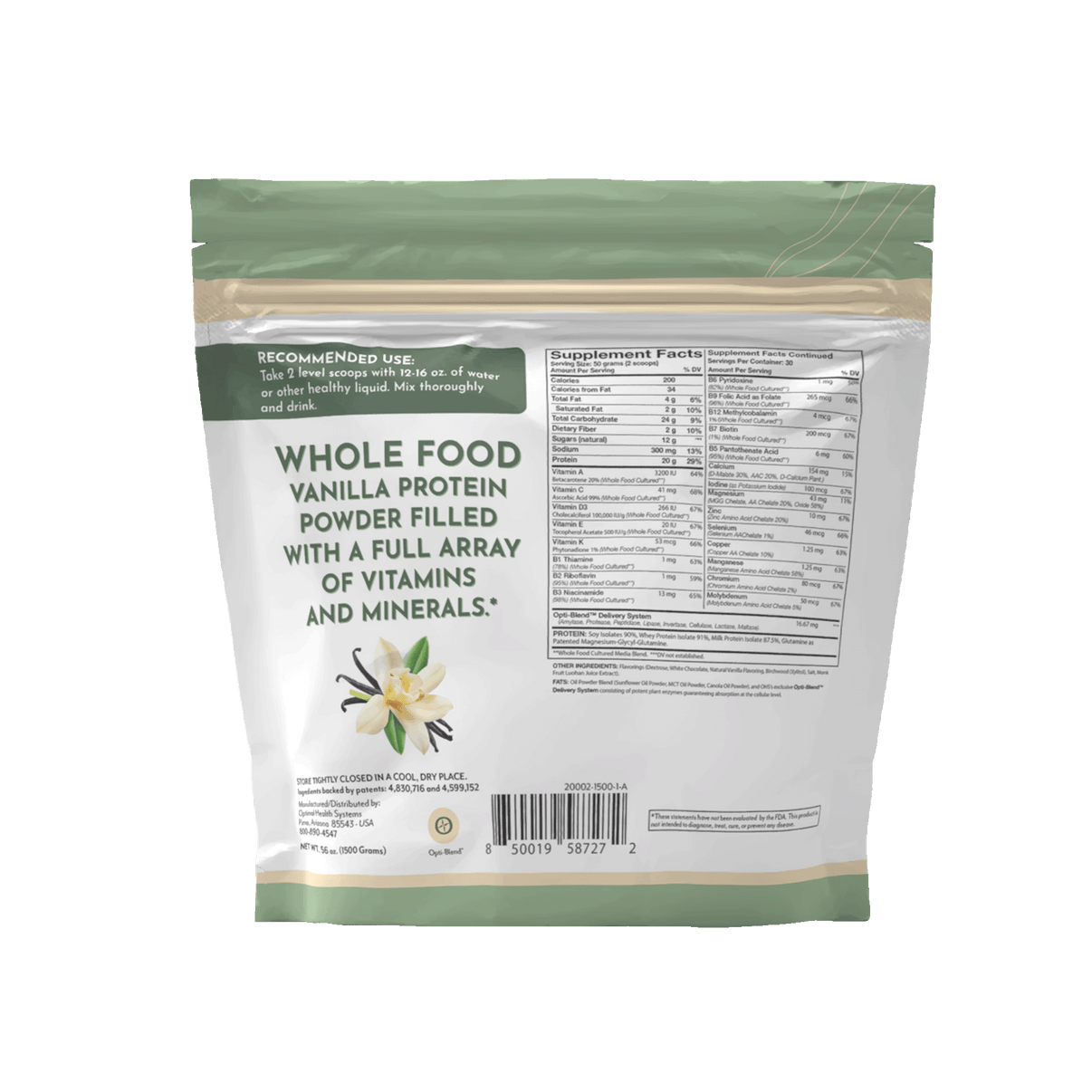 Optimal Complete Performance - Native Vanilla – Optimal Health Systems